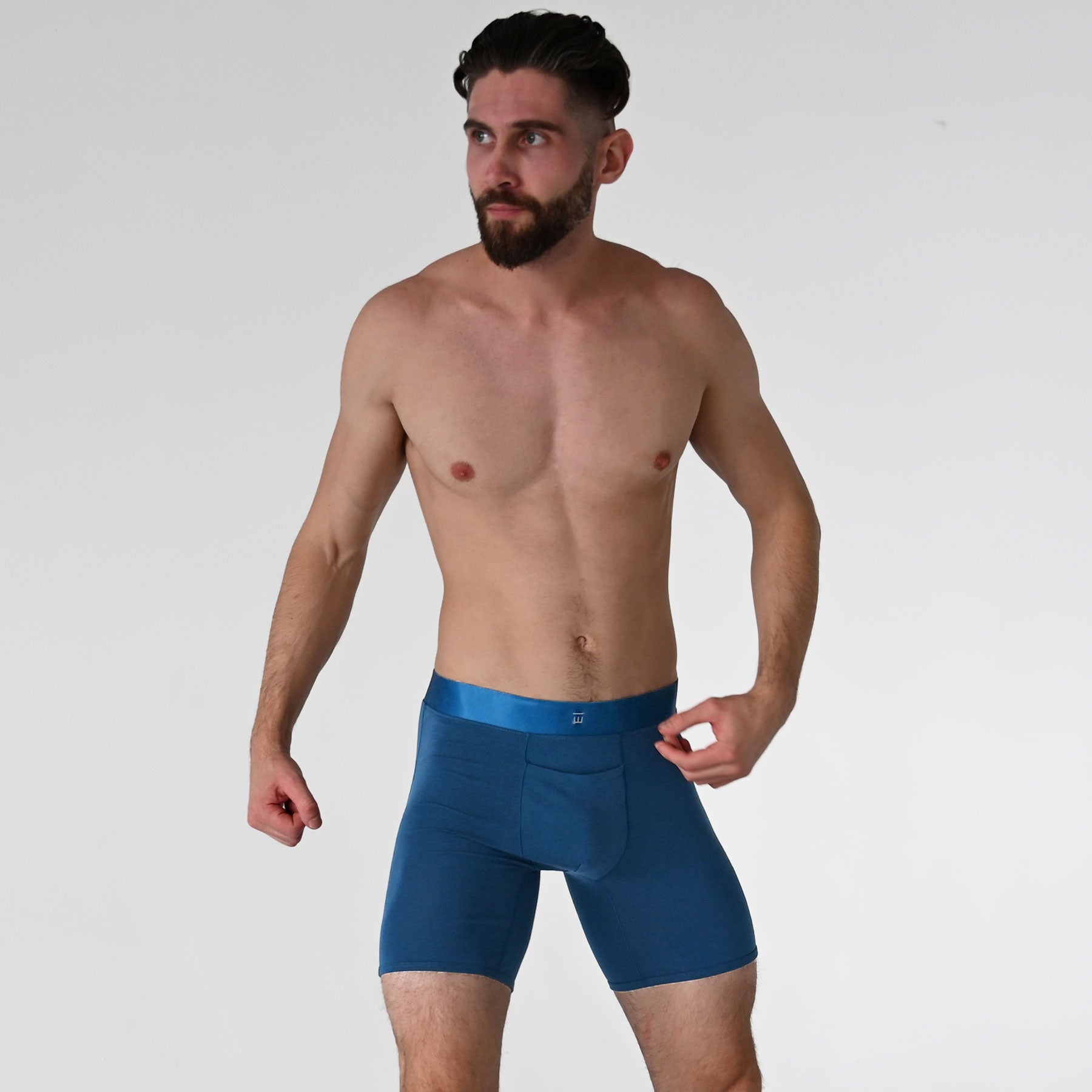 Moroccan Blue ModrnMan™ Boxer Briefs | Bomens Underwear