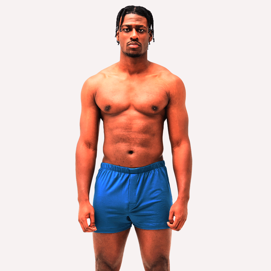 ModrnMan™ Boxer Shorts - Morrocan Blue | Bomens